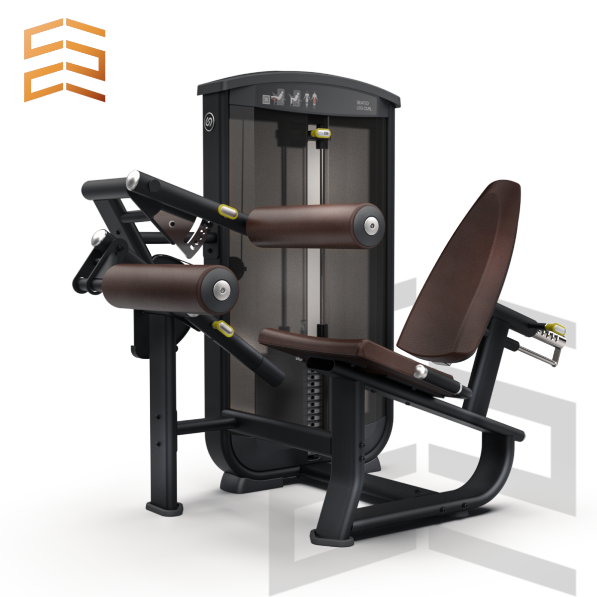 Intenza EL-08 Seated Leg Curl - Tiên Phong Fitness Setup